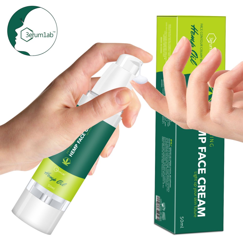Buy 3erum1ab Hemp Face Cream,100% Vegan & Cruelty Free, Anti-Wrinkle ...