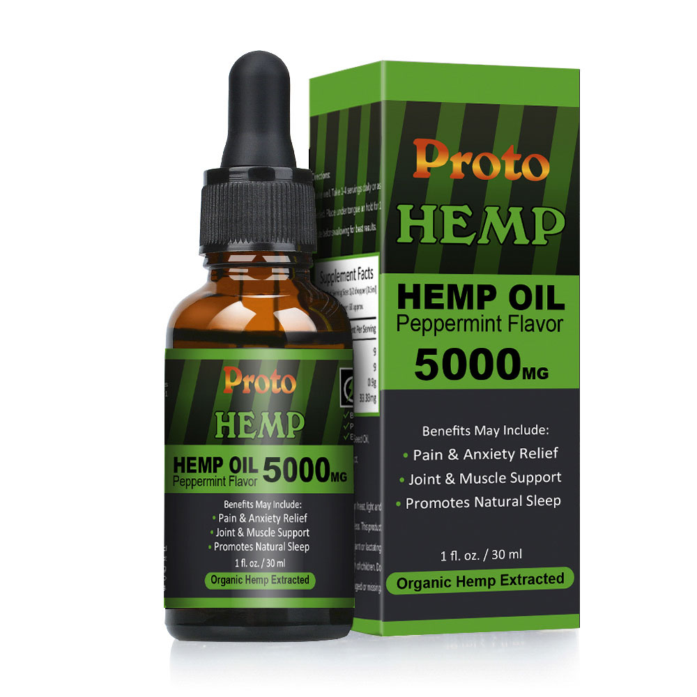 Buy ProtoHemp Hemp Oil Drops, 5000mg, Pure and Natural, 30ml